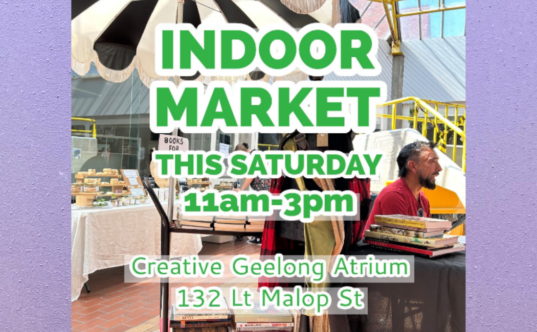 Creative Geelong Market, Saturday 19th Oct’ – Ivor.Plumber/Poet