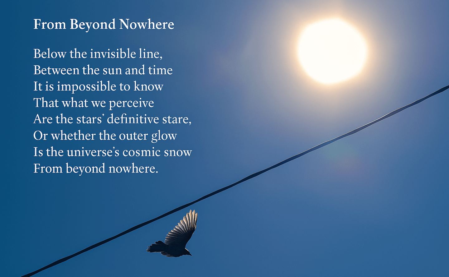 From Beyond Nowhere – Ivor.Plumber/Poet